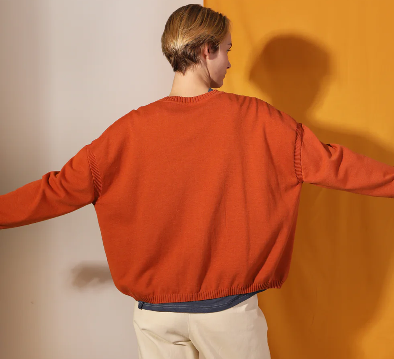 LF Markey / Burnt Orange Eno Knit Cardigan – Found Store Limited